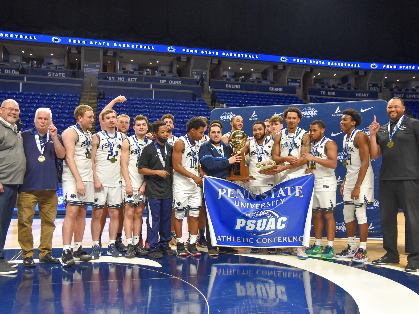 Penn State York men's basketball team wins PSUAC Championship | Penn ...