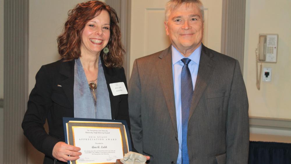 Penn State Lehigh Valley staff member receives University-wide award ...