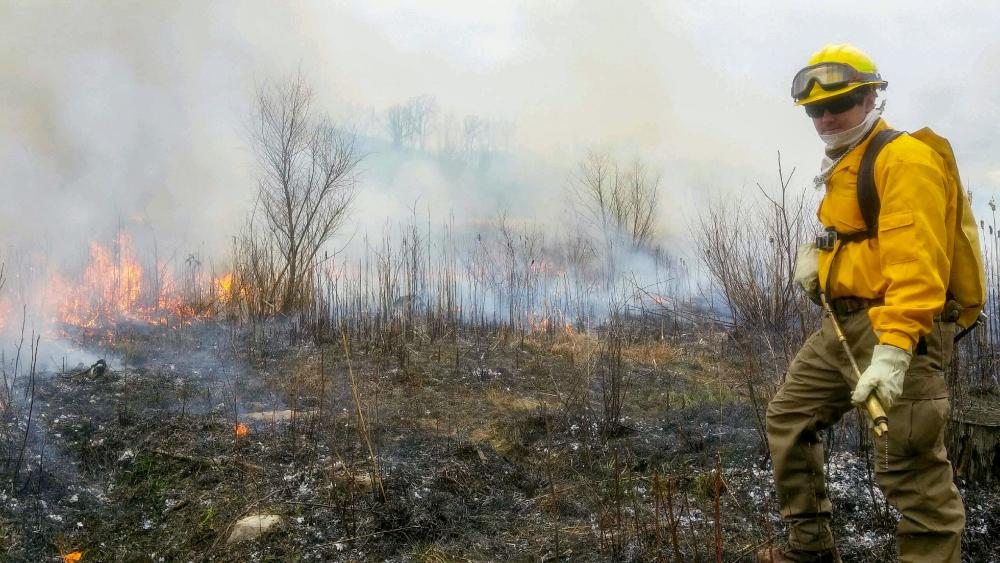 Ag sciences student completes prescribed fire experience at Fort ...