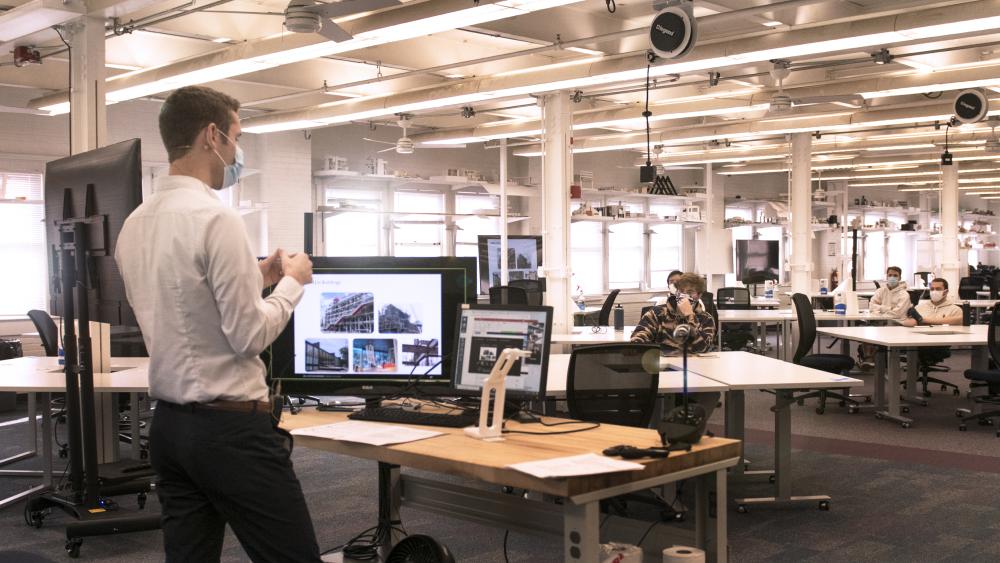 Architectural Engineering transforms engineering studio into classroom ...