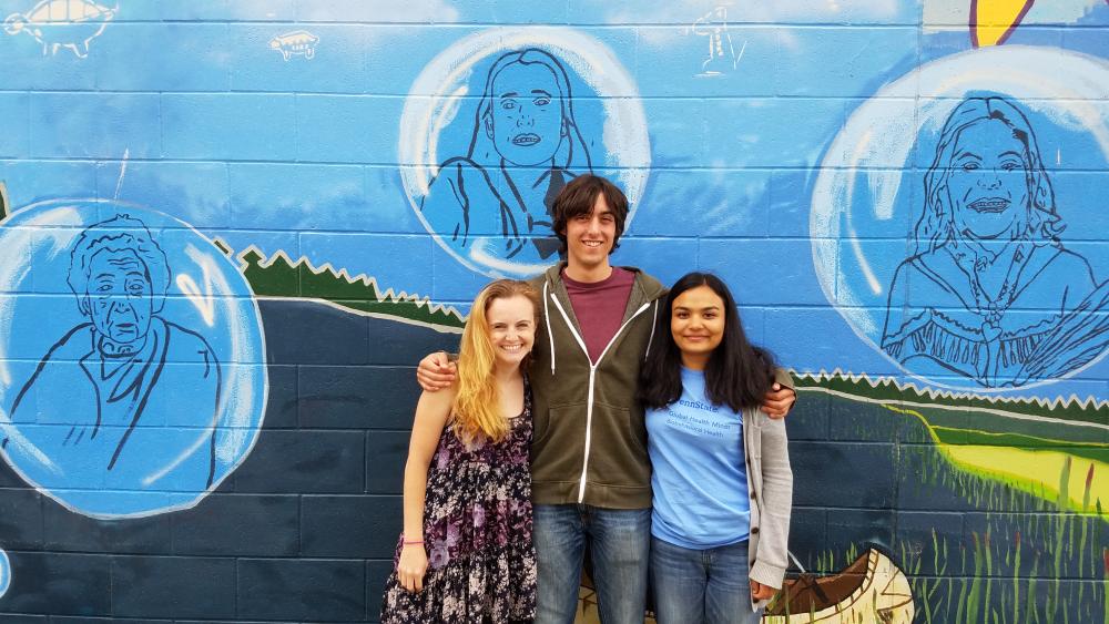 Students complete fieldwork with the Ojibwe, a Native American people ...