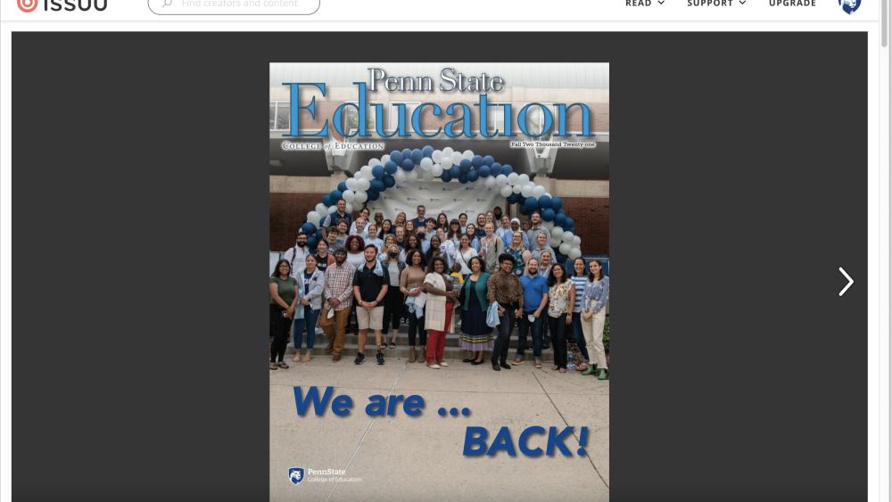 Fall 2021 edition of College of Education Alumni Magazine available ...