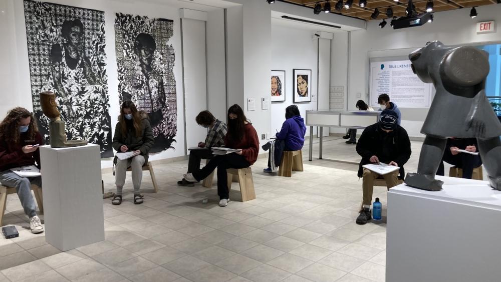 Students inspired by portrait exhibition "True Likeness" | Penn State ...