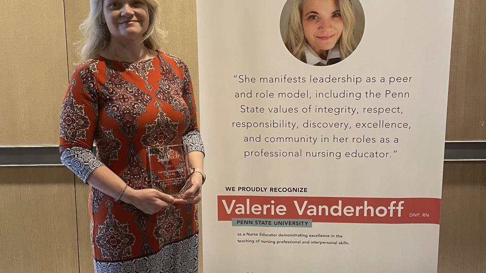 Valerie Vanderhoff selected for Nurses Touch Award | Penn State University