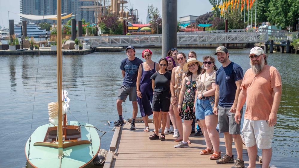 Abington art students build boat in collaboration with Philadelphia ...