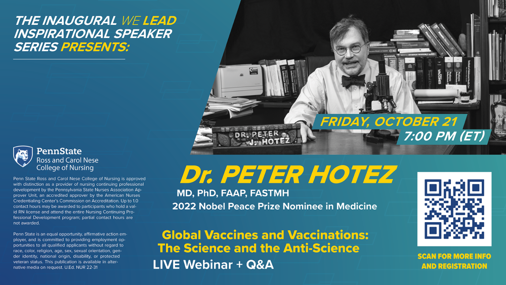 Nese College of Nursing WE LEAD program to host virtual webinar, Oct ...