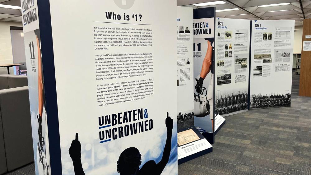 Penn State All-Sports Museum exhibit now open in Penn State DuBois ...