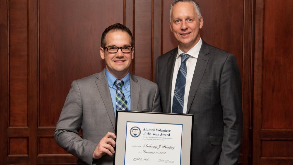 Penn College business graduate honored with alumni volunteer award ...