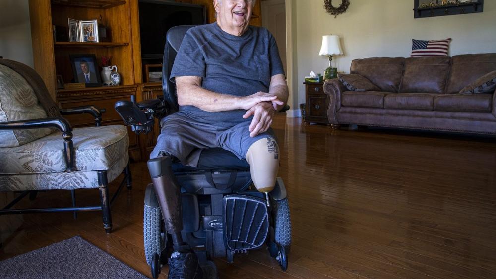 Wounded veteran finds freedom from pain 56 years later, thanks to ...