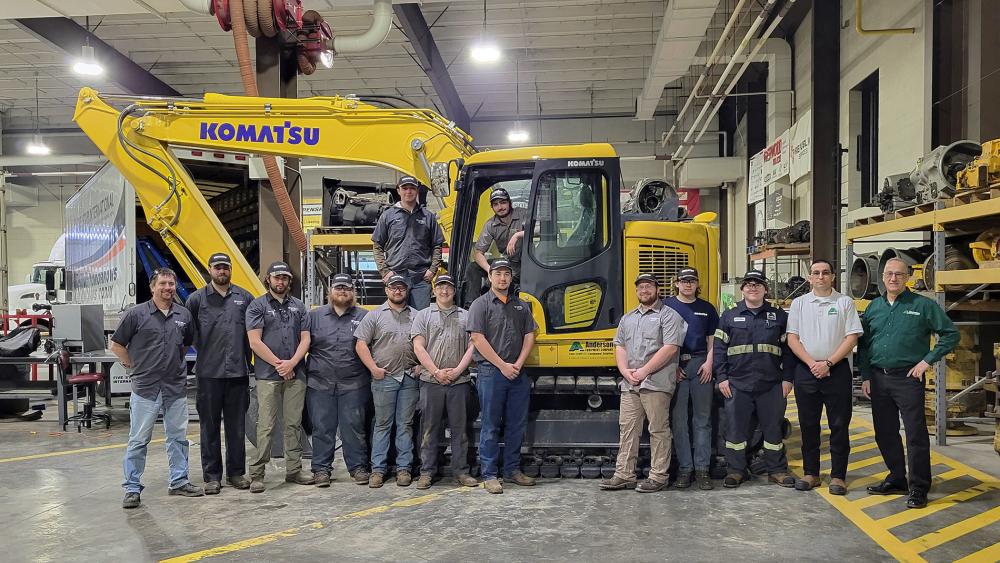 Students benefit from Anderson Equipment-loaned excavator | Penn State ...
