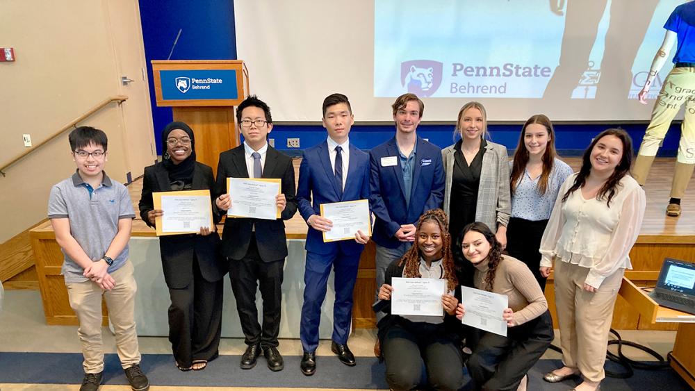 Penn State Altoona students place at Behrend Undergraduate Research Fair | Penn State University