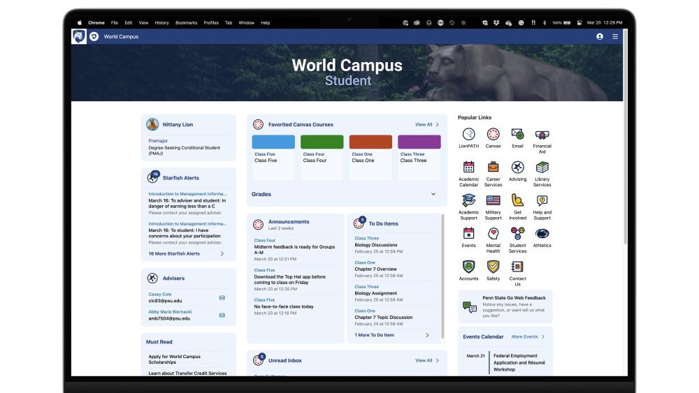 Penn State Go Web version introduced for World Campus students | Penn ...