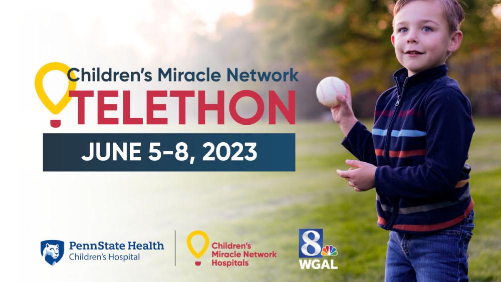 39th Children's Miracle Network Telethon to air on WGAL8 | Penn State ...