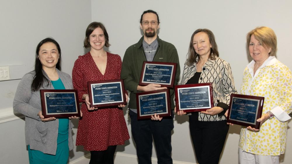 Abington announces faculty and staff awards | Penn State University