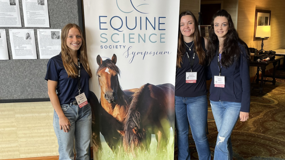 Penn State student wins second place at Equine Science Society ...
