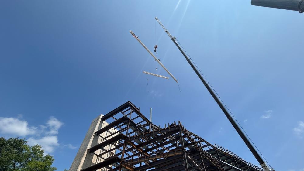 'Topping out' ceremony held for Welch Building construction project ...