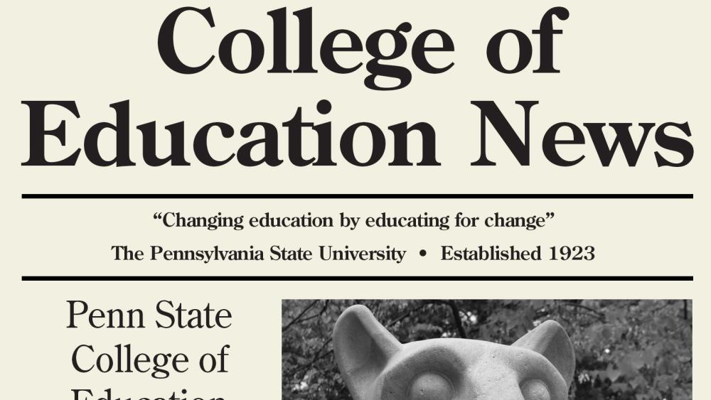 College of Education News: Oct. 29, 2025 | Penn State University