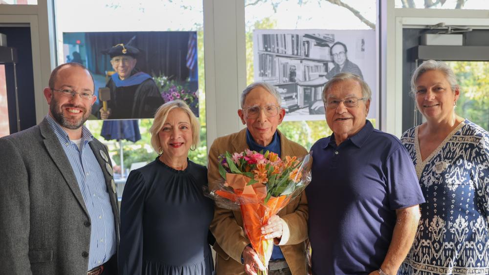 Distinguished professor of political science honored for 50 years of ...