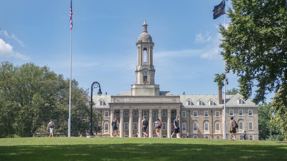 Flag poles to be replaced on Old Main lawn | Penn State University