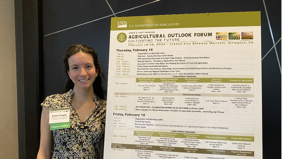 Environmental resource management student is a USDA Future Leader in ...