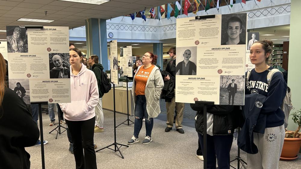 Behrend library exhibit shares stories of lives lost in Ukraine | Penn ...