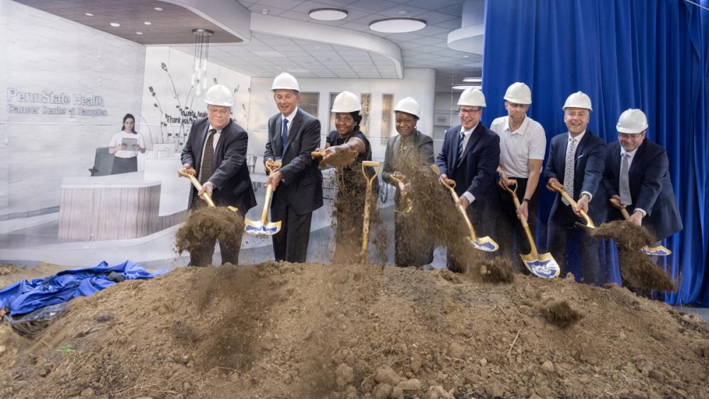 Penn State Health breaks ground for comprehensive cancer center at ...