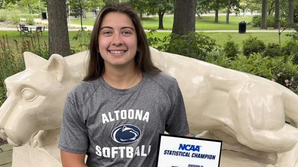 Altoona’s Brooke Colledge awarded for NCAA Statistical Championship ...