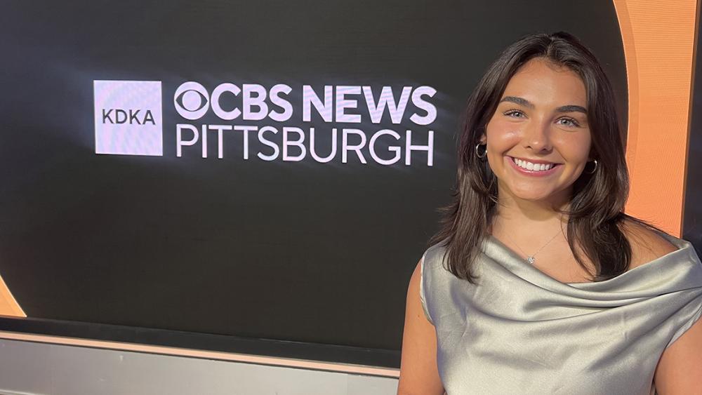 Summer internship at KDKA brings broadcast journalism major full circle ...