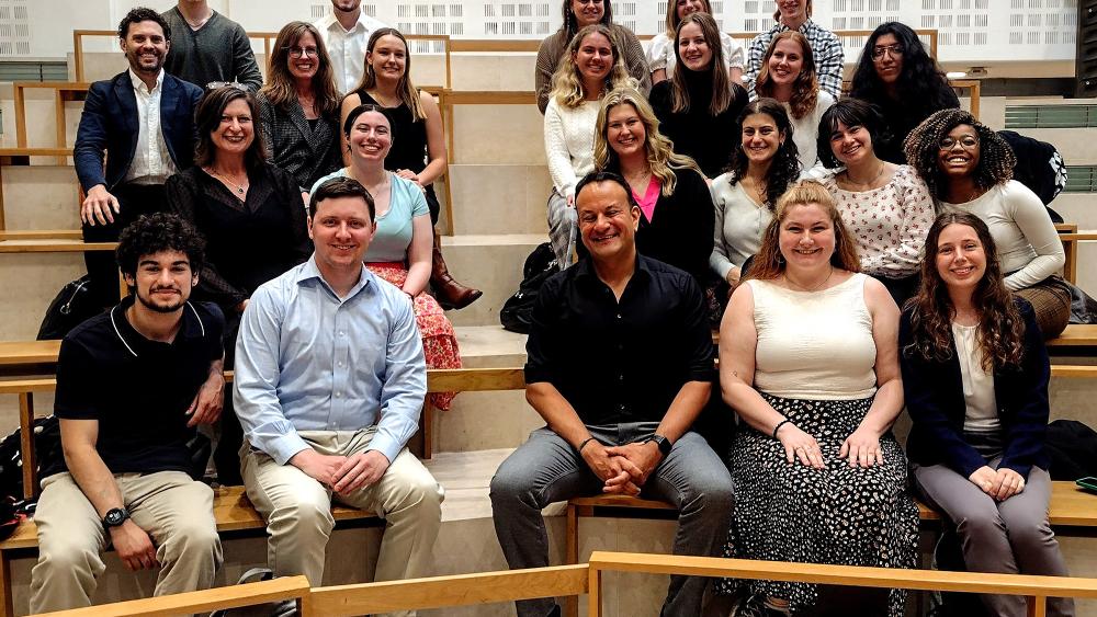 Students study deliberative democracy, meet former prime minister of ...