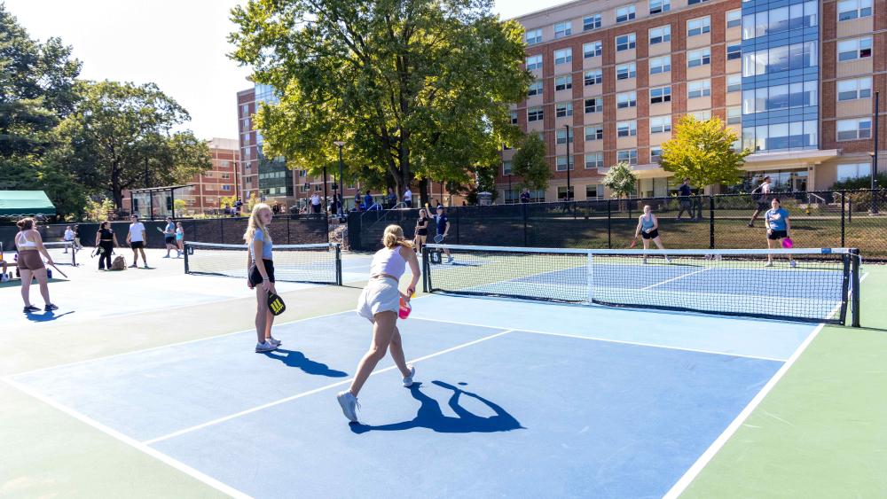 Campus Recreation announces the opening of 12 new pickleball courts ...