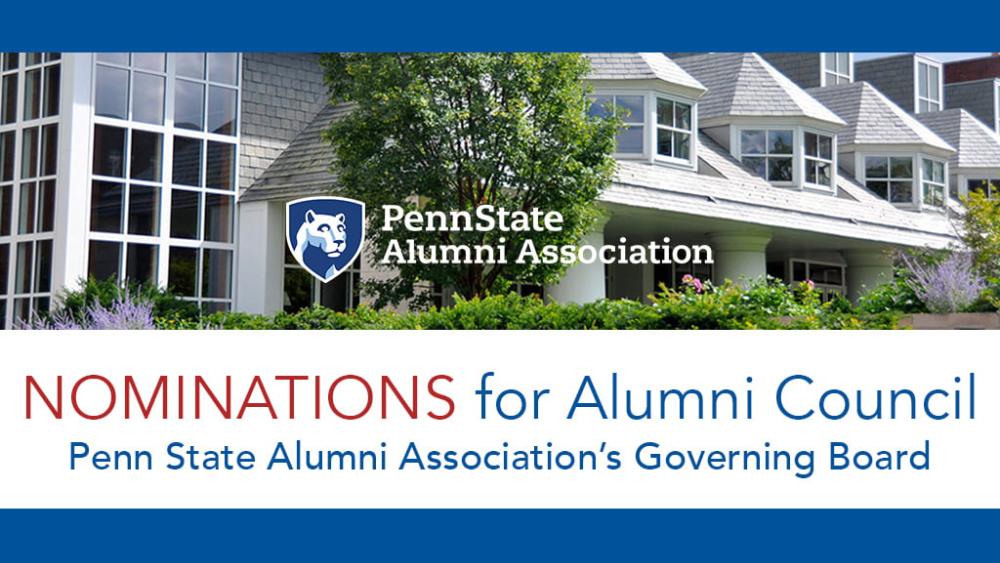 Alumni Council nominations now open | Penn State University