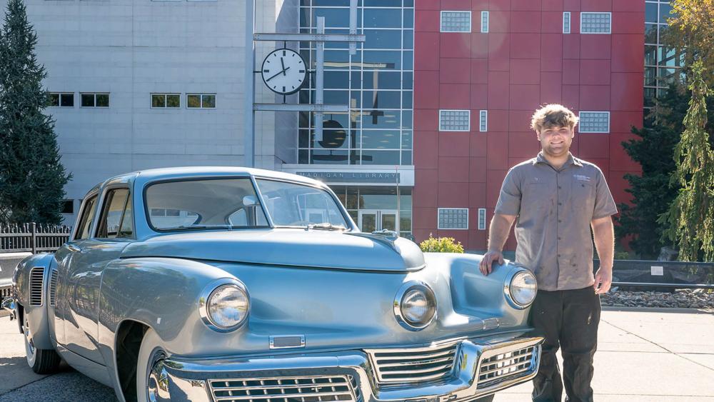 Penn College student works on namesake iconic car | Penn State University