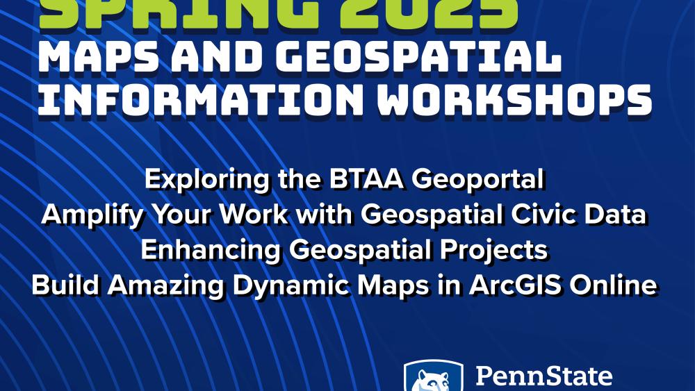 University Libraries to offer workshops on maps and geospatial ...