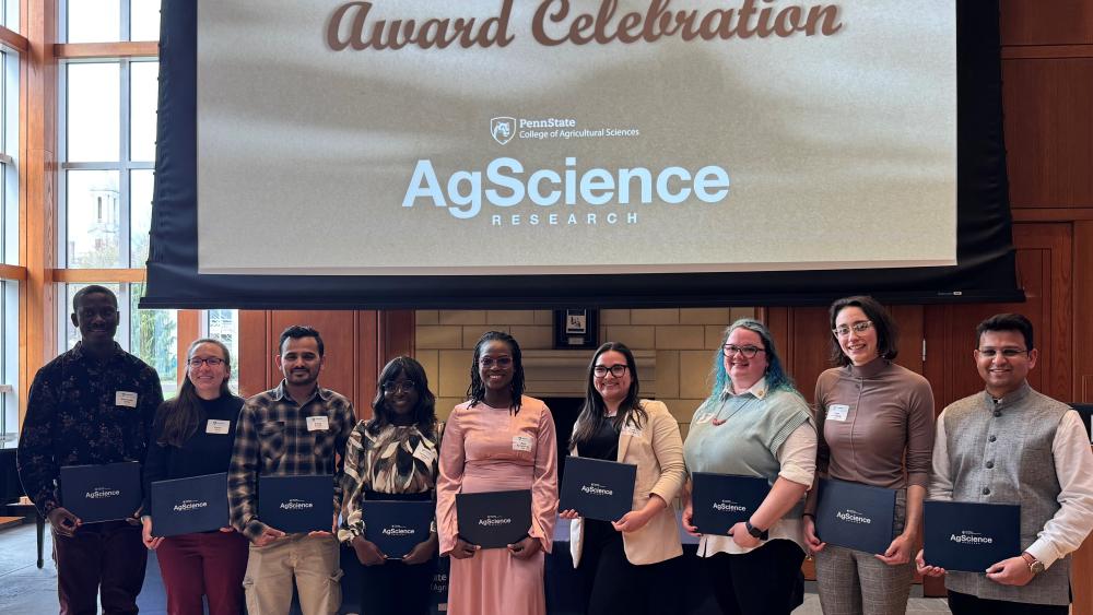 College of Agricultural Sciences graduate students receive awards ...