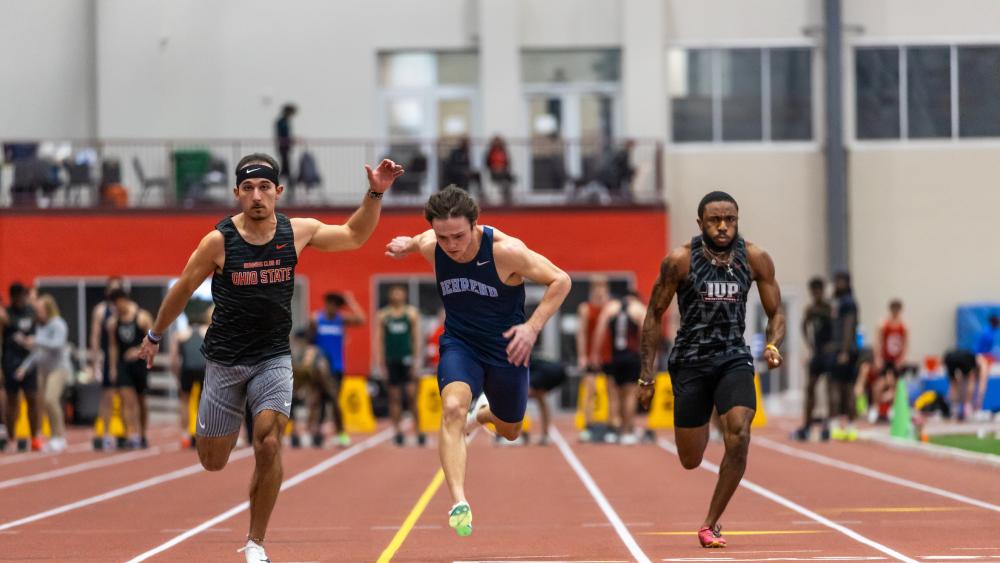 Behrend track athlete wins two sprints at Westminster | Penn State ...