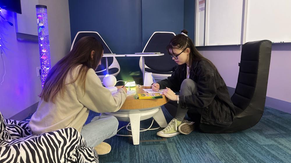 Libraries’ new Virtual Sensory Room fosters student wellness, academic ...