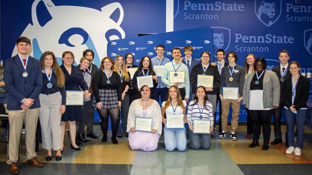 Student research showcased at Scranton Undergraduate Research Fair and ...