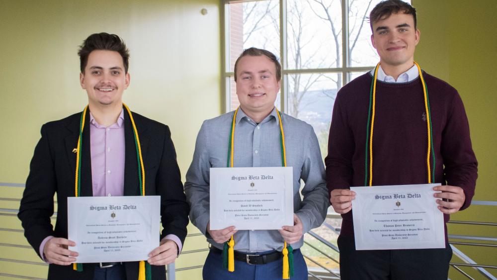 Penn State Scranton’s Sigma Beta Delta honor society inducts new ...