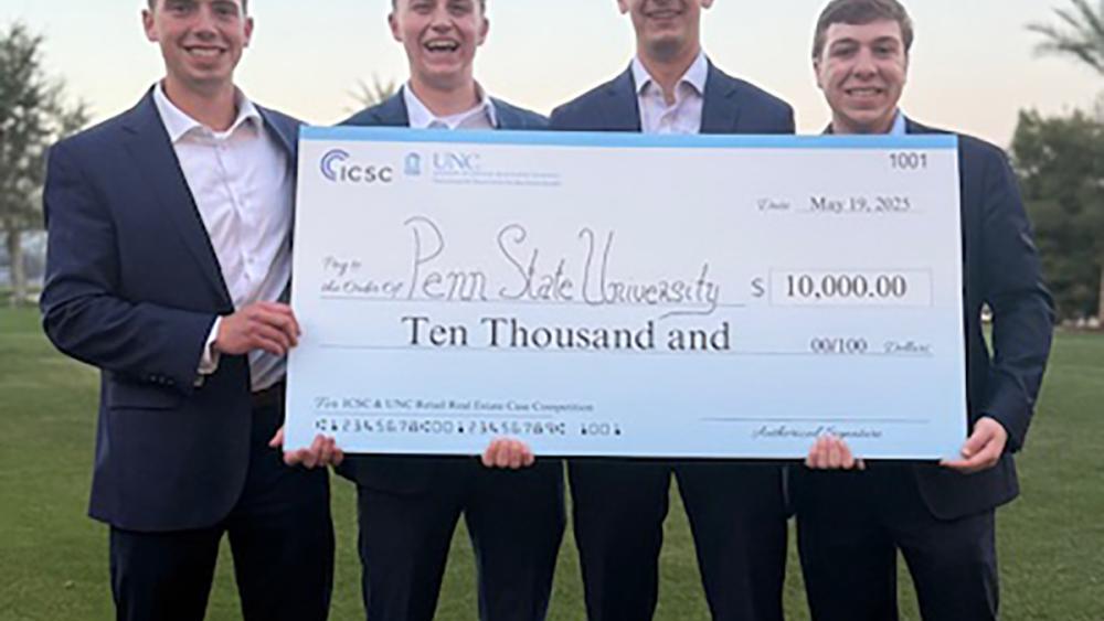 Penn State Smeal places first at ICSC/UNC Retail Real Estate Case ...