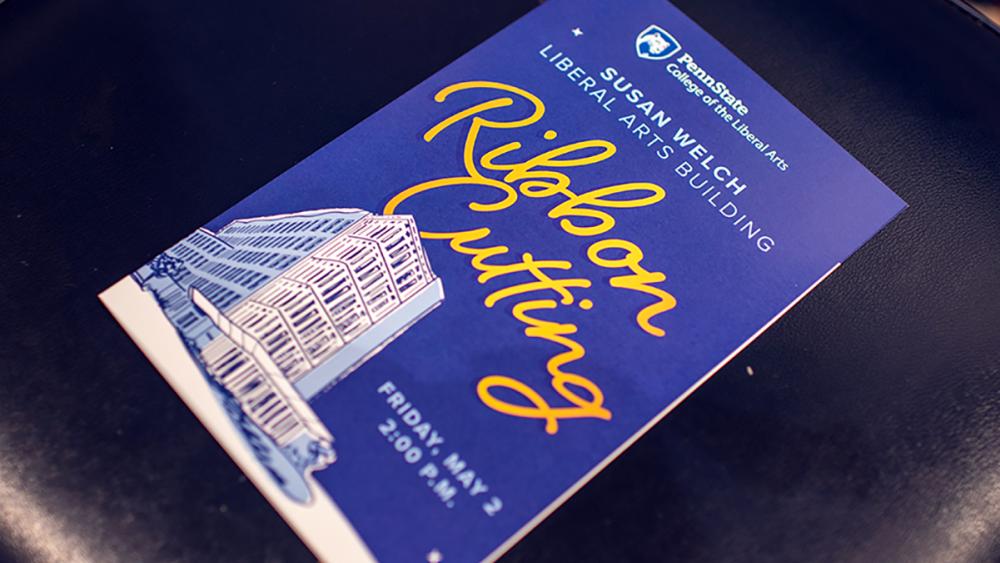 Ribbon-cutting ceremony celebrates opening of Susan Welch Liberal Arts ...