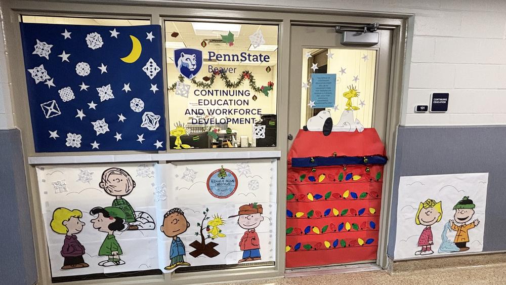Door decorating contest at Penn State Beaver offers more than holiday ...
