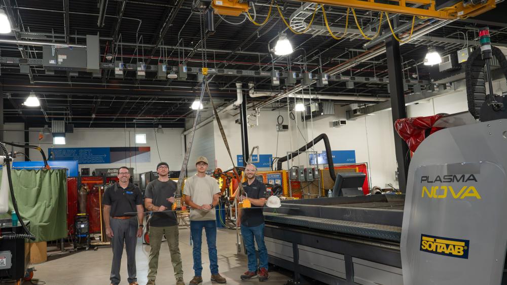 Crane system donated to Penn College welding lab | Penn State University