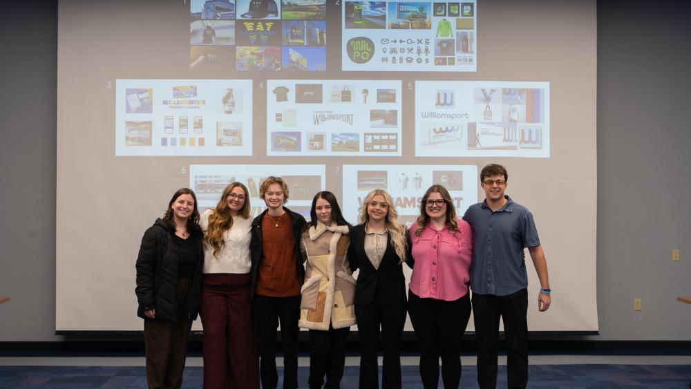 Penn College graphic design students collaborate with city | Penn State ...