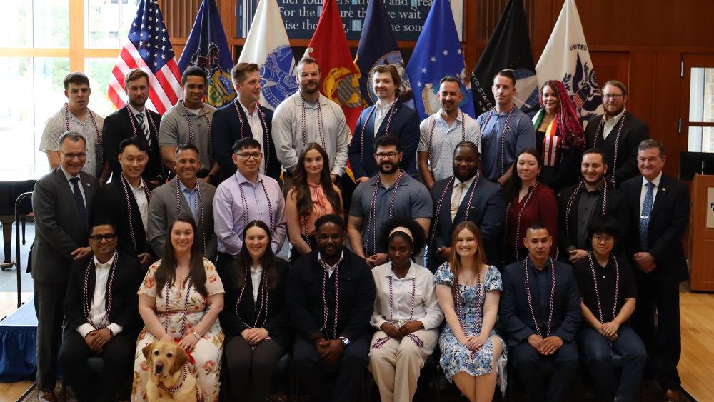 Scenes from the spring 2026 Military Honor Cord ceremony | Penn State ...