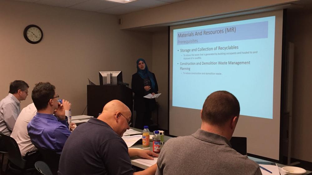 Architectural Engineering student builds sustainability into design ...