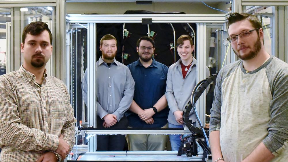 Penn State Behrend students design and build large-format 3D printer ...