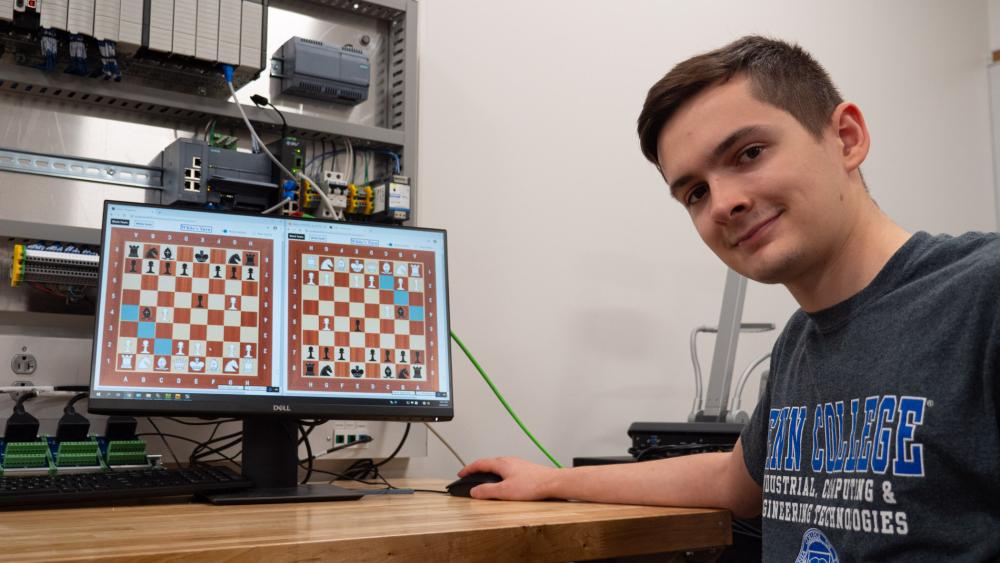 Penn College student 'plays' chess for senior project | Penn State ...