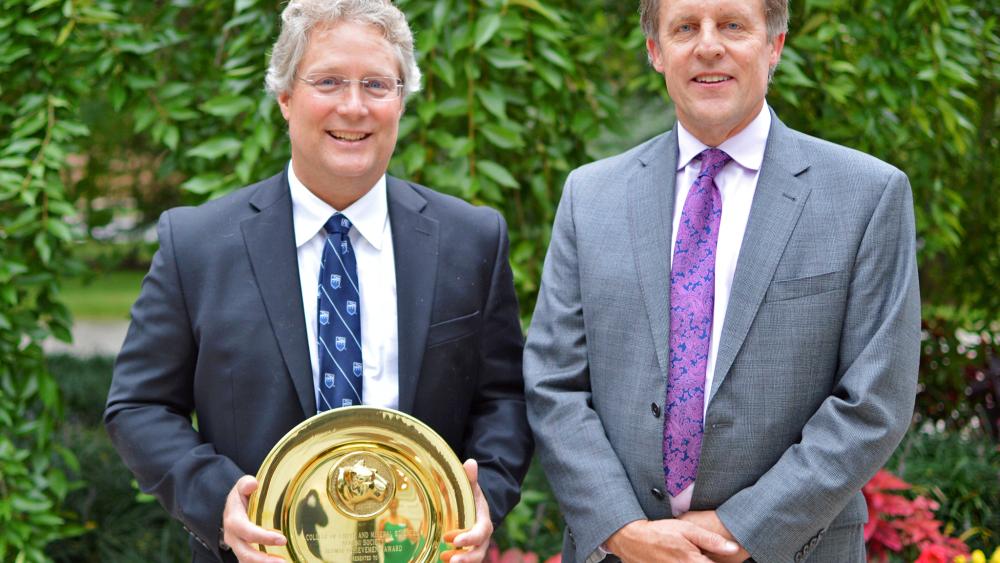 Mentoring, career achievements help Abegg earn alumni honor | Penn ...