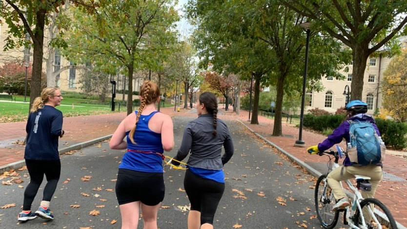 Legally blind student charts her own (marathon) course | Penn State ...