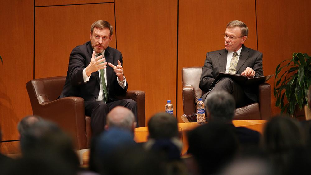 Former NSA director discusses national security in the digital era ...